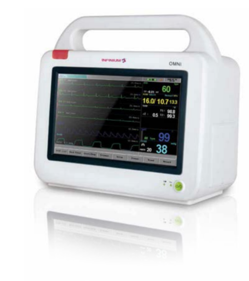 OMNI Masimo 10.1" inch TOUCHSCREEN Multiparameter Patient Monitor ...